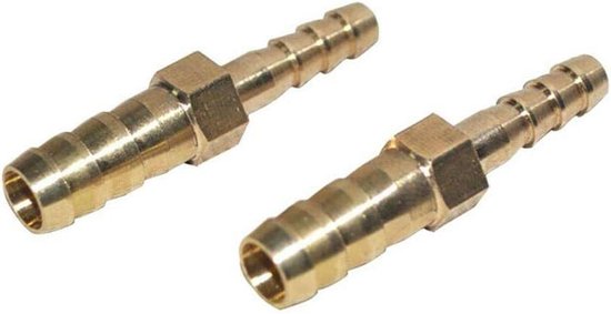 Messing reducerende slangkoppelingen (pack van 2) - 4-12 mm - voor ...