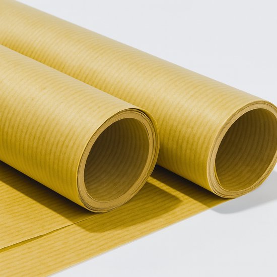Inpakpapier Kraft Goud – 5 Rollen – 300x70 cm per rol – Kaft papier ...