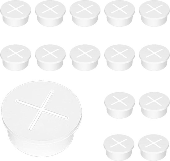 Kabeldoorvoer 15 stuks - Flexibele siliconen kabelgat-tuiten - Ø25 mm ...