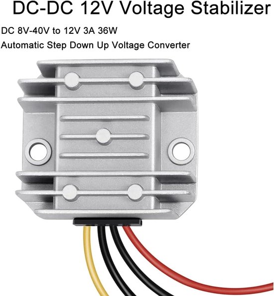 Stabilisateur de tension DC- DC 12 V étanche - Régulateur de Voltage automatique 12 V... | bol