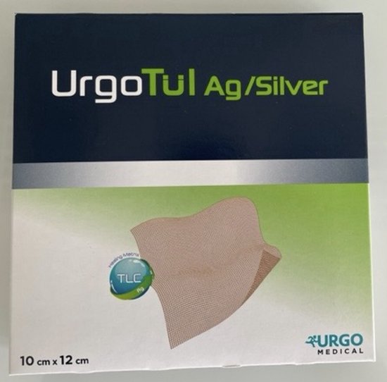Urgotul Silver - Antibacteriële gazewondbedekking met zilver - 10 x 12 ...