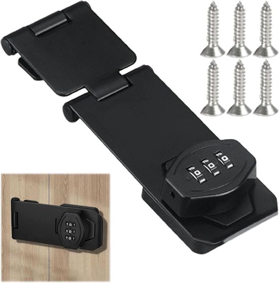 Titel: 3-Cijferig 4-Inch Codeslot Sterk Codeslot met Schuifslot 3 ...
