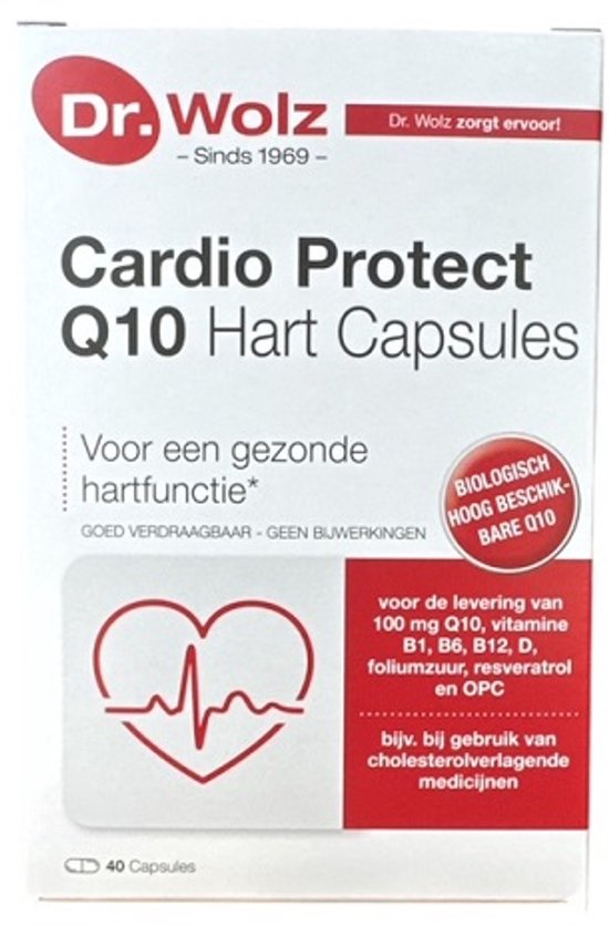 Dr. Wolz Cardio Protect Q10 - Supplement voor gezonde hersenfunctie | bol