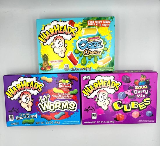 Warheads Mix Box- Sour Variety | bol