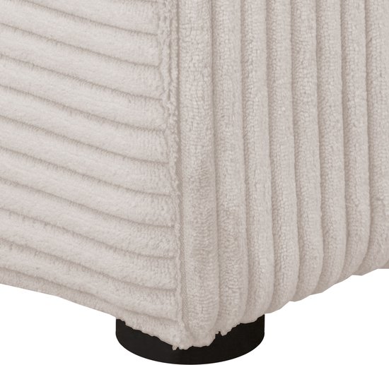 Meuba Home® - Hoekbank King - Ribbel Stof - Beige | bol
