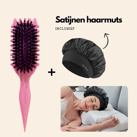 Marnifique Curl Brush - Krullenborstel - CG Methode - Inclusief ...