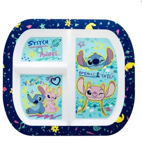 Lilo & Stitch: Bord, kunststof,Drawing, lilo en stitch vakken bord ...