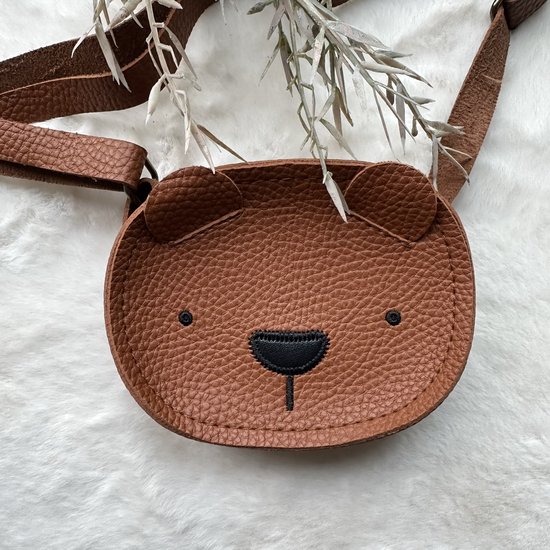 Kinder schoudertasje - Beer - mini tas - imitatieleer - Kindertas - Meisjes - dieren | bol