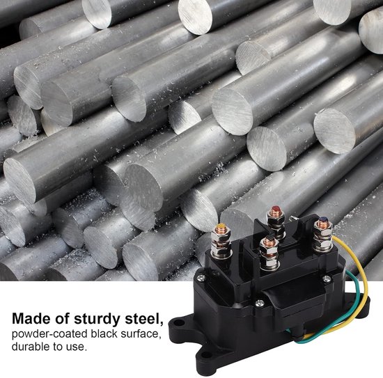 DC12V 250A Rope Wind Relay Magnetic Switch, Solenoid Relay voor lier ...