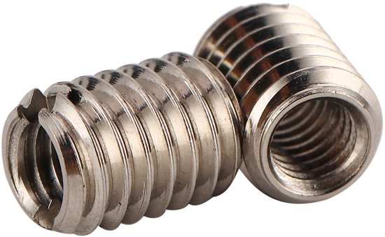 10pcs Threaded Inserts, M4 X 0.7mm Female Thread M6 X 1mm Male Thread ...