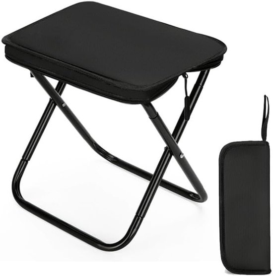 Compact Camping Stoel - Vouwbare Mini Campingstoel met Tas voor Vissen ...