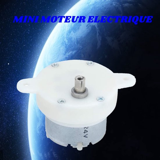 Slow drive motor 12V 10 rpm with small transmission - High torque ...