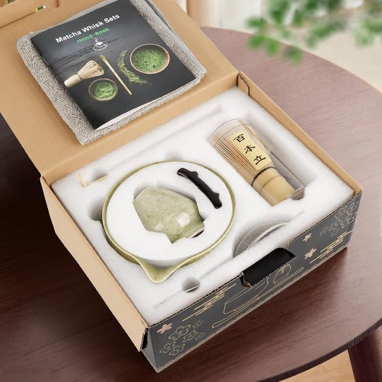 JERIX® Matcha Set - Matcha Starterskit - 7 Delige Matchaset | bol