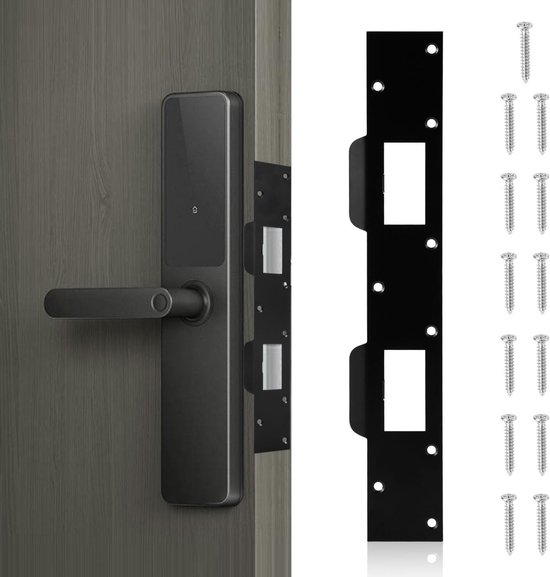 Door Stop Plate - Double Holes - Heavy Duty Safety Latch ...