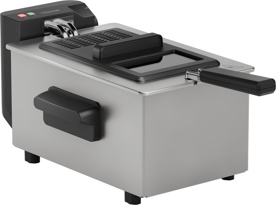 Tristar FR-9327 - Frituurpan 3 liter - Friteuse 2000W - Kijkvenster - RVS | bol