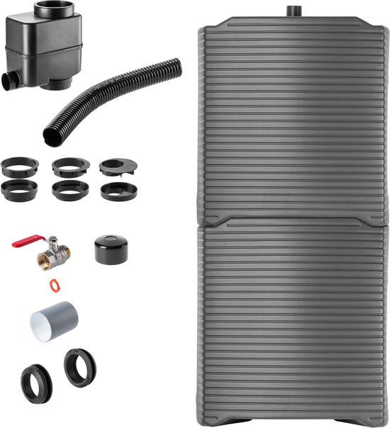 KADAX Regenton, modulaire regenwatertank voor tuin, weerbestendig ...