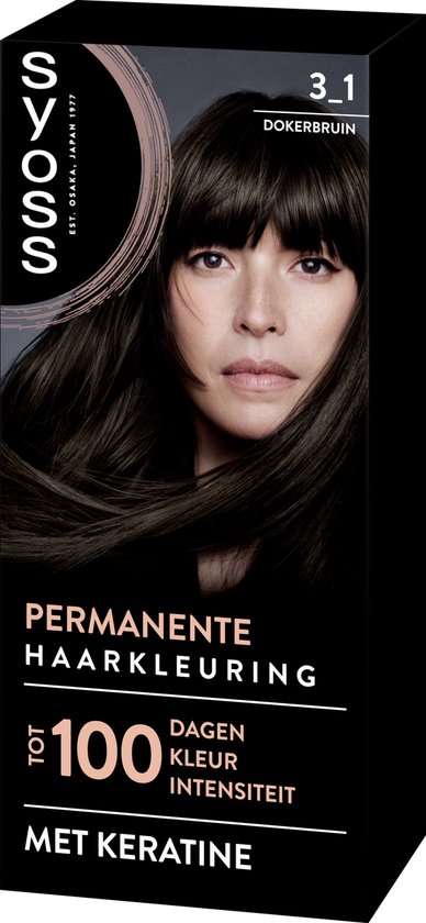 SYOSS Permanent Coloration 3-1 - Haarverf - Permanente Haarkleuring - Donkerbruin –... | bol