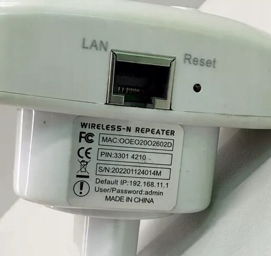 WiFi Signaalversterker W01 – Repeater & Access Point – 300 Mbps – WPS ...