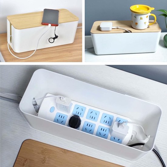 Kabelbox - kabel-opbergdoos - kabelafdekking - box voor draden en ...