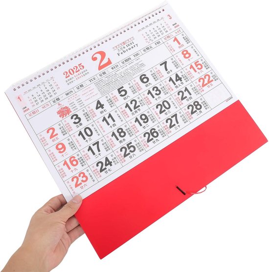 Allecto plus - Hangende Vintage Chinese Maankalender 2025 met ...
