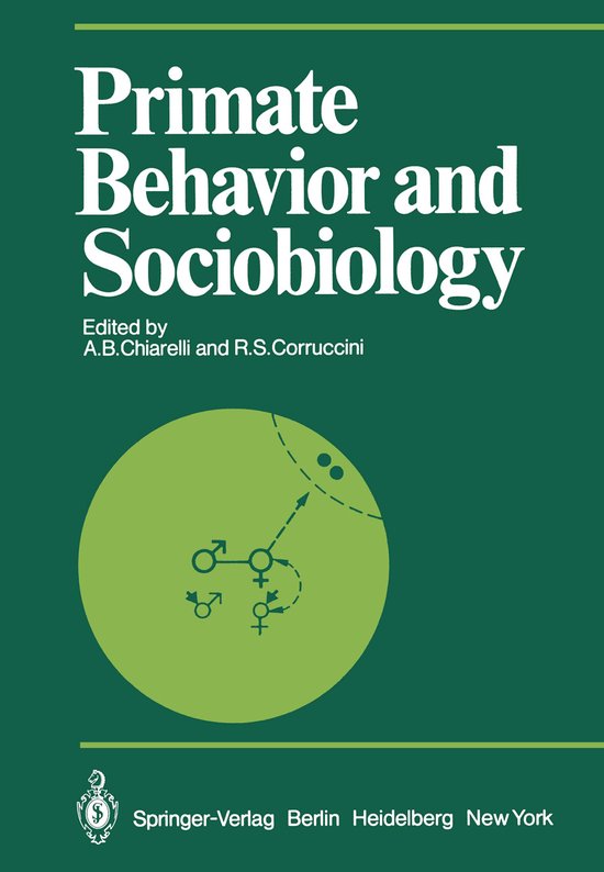 Primate Behavior and Sociobiology | 9783642682568 | Boeken | bol
