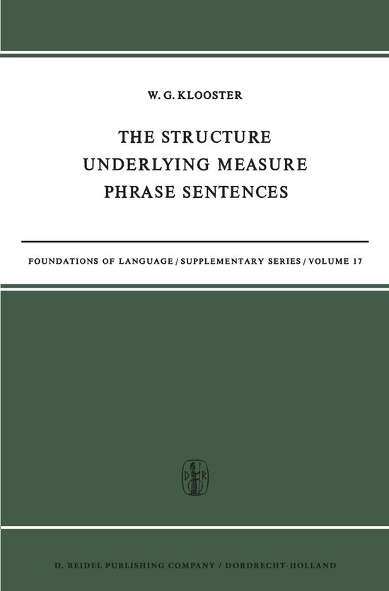 Foundations of Language Supplementary Series-The Structure Underlying ...