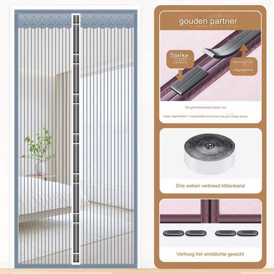 Deurhor-Deurgordijn-Horgordijn Deur-Vliegengordijn Magnetisch ...