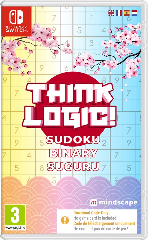 Think Logic! Sudoku - Binary - Suguru (Code in a Box) - Switch | Games ...