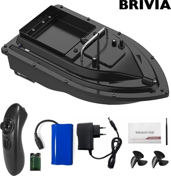 Brivia Voerboot - 2.0 KG Laadvermogen - Hook release - 500M bereik - Cruise Control -... | bol