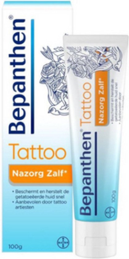 Bepanthen Tattoo Nazorg zalf - 20 x 100 gram voordeelverpakking | bol