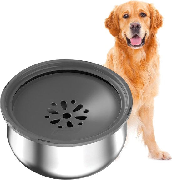 Waterbak voor hond, hondenbak, lekvrij, honden zonder kwijlen, drinkbak ...