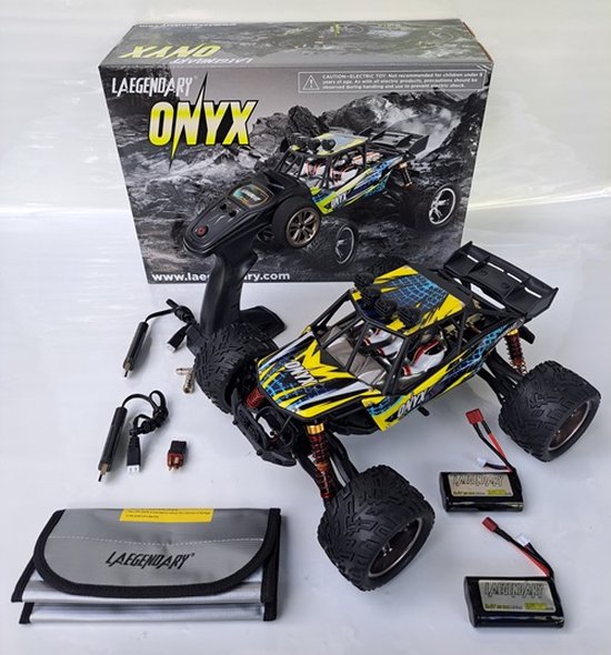 Radiografische bestuurbare rc car schaal 1:12 inclusief 2 oplaadbare ...