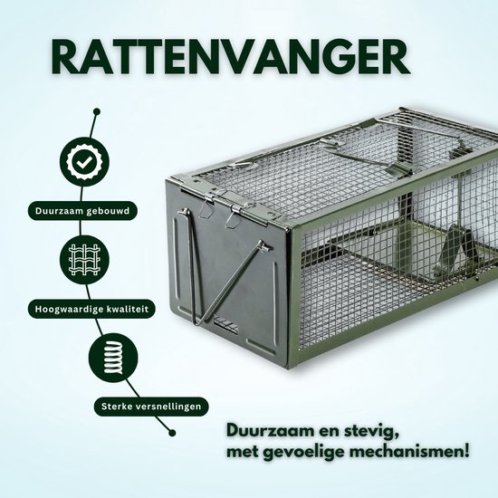 Coolnight Rattenval - Rattenvanger - Rattenbestrijding - Rattenval voor ...