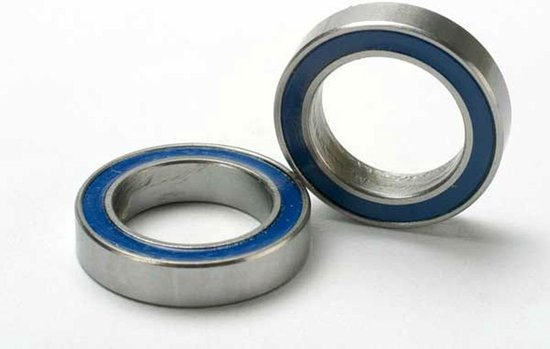 Kogellager 12x18x4mm met rubberen afdichting blauw (2) | bol