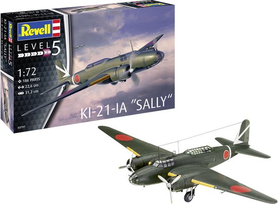 Revell Modelbouwpakket Vliegtuigen - 03797 Mitsubishi Ki-21-la -Sally ...