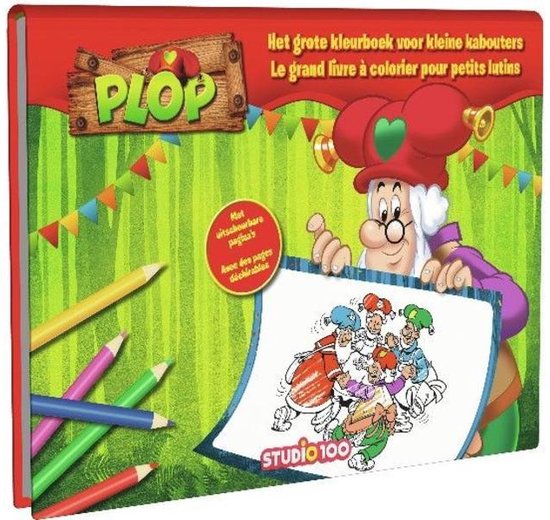 Studio 100 Kabouter Plop Kleurboek 34 Cm | bol