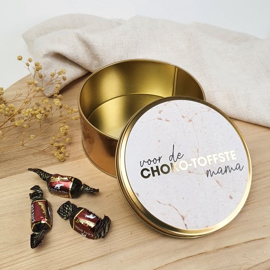 Blikken doos - Mama cadeau - GRATIS 400g VULLING - Cadeau voor mama ...