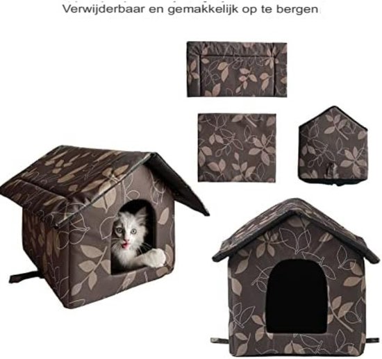 Kattenhuis Voor Buiten - Kattenhuis Buiten - Kattenhok | bol