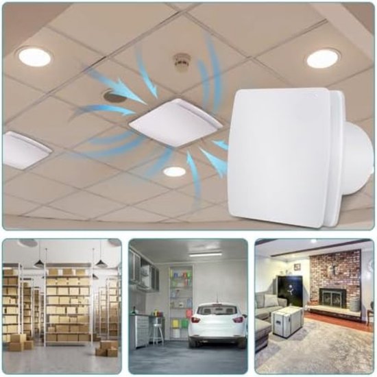 Badkamerventilator met vochtsensor - Badkamer ventilator met ...