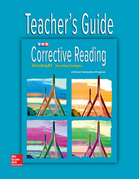 Corrective Reading Decoding Level B1 Teacher Guide Corrective Reading Decoding Series Bol