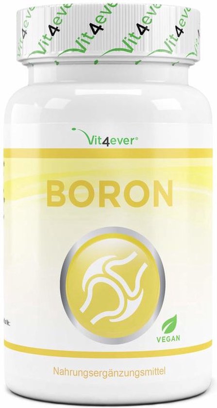 Boron - 6 mg zuiver boor per tablet - 365 tabletten in jaarvoorraad ...