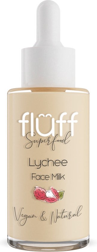 FLUFF Hydrating Face Milk - Lychee 40ml. | bol