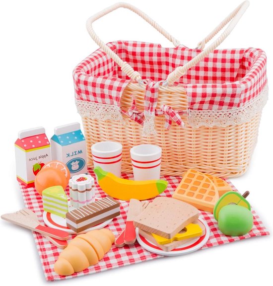 Picknickmand Set 27 Delig - Inclusief Servies en Bestek picnic basket | bol