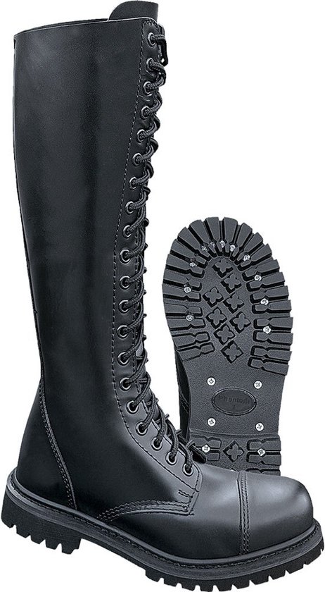 Brandit - Phantom 20 Eyelet Veterlaars - 44 Shoes - Zwart | bol