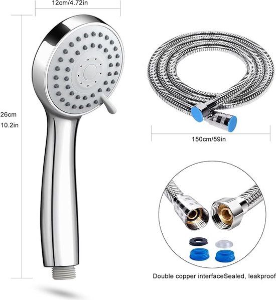 Energy Saving Shower Head / Premium Material - waterbesparende ...