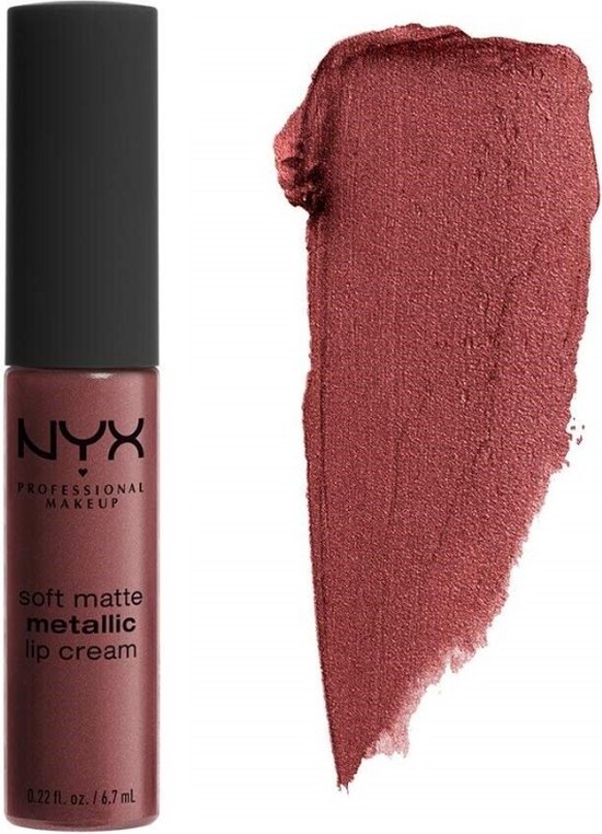 NYX Soft Matte Metallic Lip Cream - Rome | bol