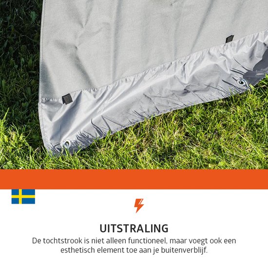 Campout Tochtstrook met Opbergvakken – 50 x 410-800 cm - Tochtstopper ...