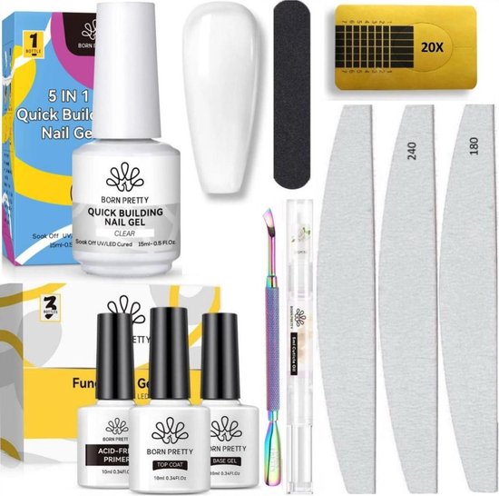 Born Pretty - Biab - Builder in a bottle - Builder gel - Biab nagellak ...