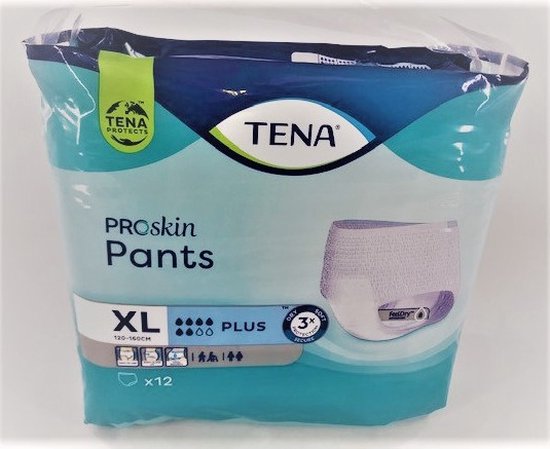 Tena Pants Plus XL - 4 pakken van 12 stuks - XL | bol