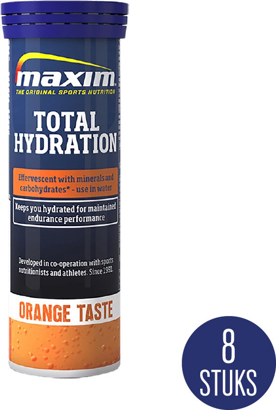 Maxim Total Hydration - 8 x 10 bruistabletten - Sportdrank tabletten ...
